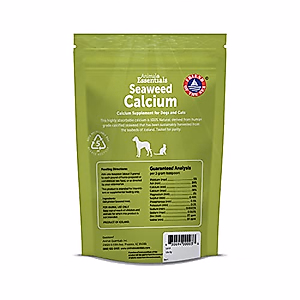 Animal Essentials Seaweed Calcium Supplement for Dogs & Cats, 12 oz, Iceland Seaweed Magnesium, Boron, Zinc