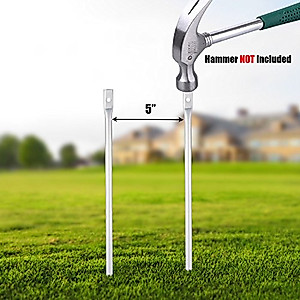 Kichwit 2 Pack Private Property No Trespassing Sign, Aluminum, 12" x 8", 14" Metal Stakes Included (2)