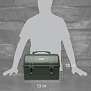 Stanley Classic 10qt Lunch Box – Large Lunchbox - Fits Meals, Containers, Thermos - Easy to Carry, Built to Last