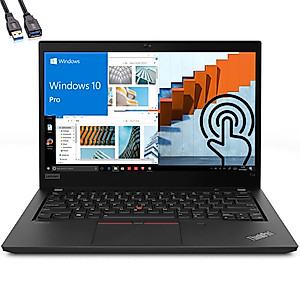 Lenovo ThinkPad T14 14" Touchscreen FHD 300nits Business Laptop Computer, Intel Quad-Core i7-1165G7, 32GB DDR4 RAM, 1TB PCIe SSD, WiFi 6, BT 5.1, Fingerprint Reader, Windows 10 Pro, Conference Webcam