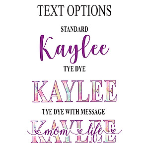 Personalized Tumbler | Stainless Steel 20oz Tumblers | Custom Tumbler For Women | Travel Cup | Double Wall Coffee Cup for Hot and Cold Drinks | Tie Dye Yellow Purple Pink Tumbler