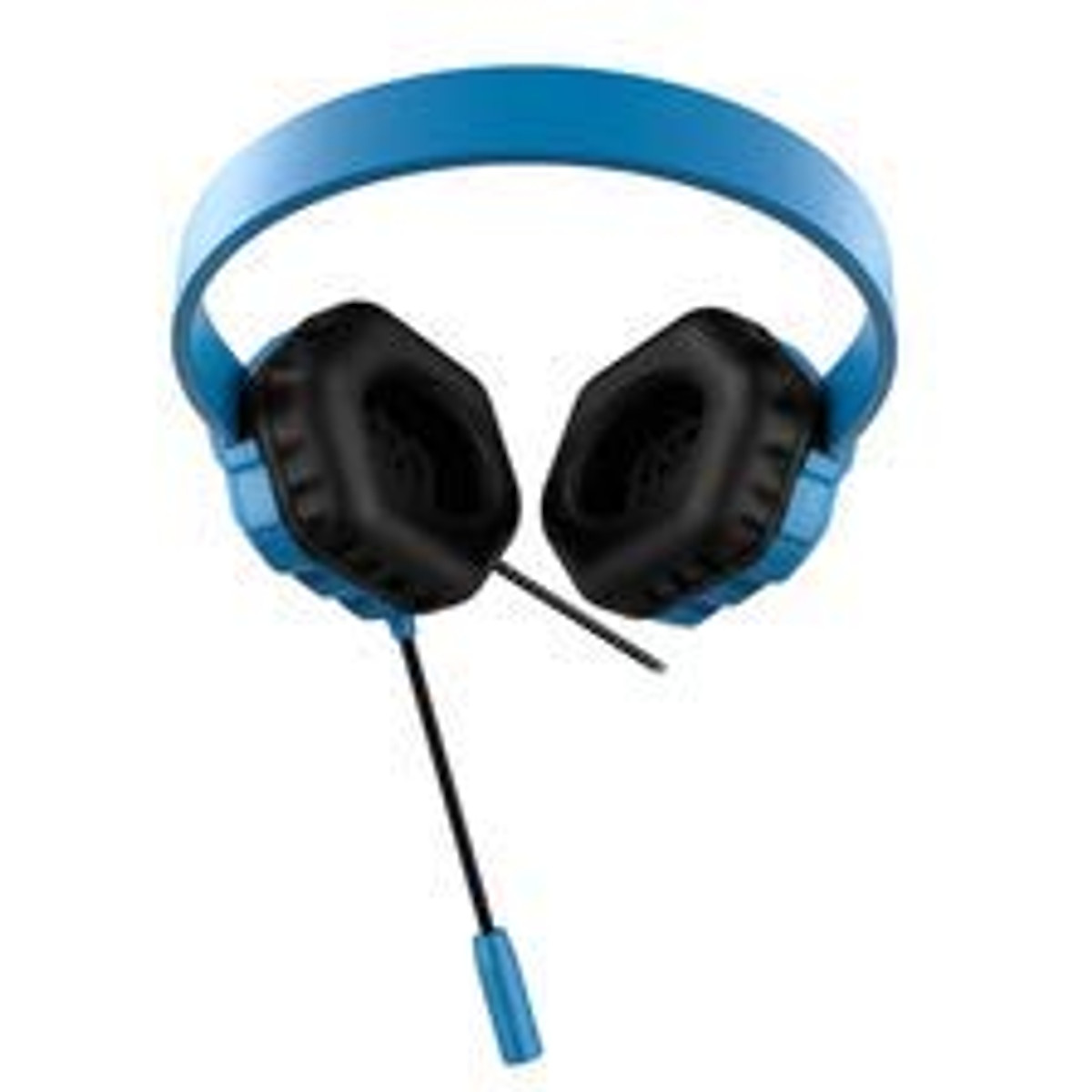 Gumdrop DropTech B1 Headset Over-Ear Headphones for Kids w/Boom Mic, 3.5 mm Chew Proof Cord for K-12, Students & Classroom (Drop Tested, Comfortable, Lightweight, Rugged, Easy Cleaning) - Blue