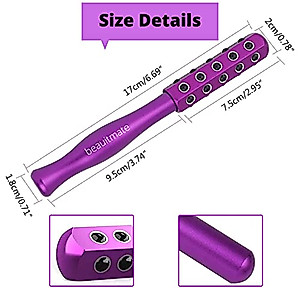 beautimate Germanium Roller Uplifting Face Massager Beauty Roller for Skin Tightening & De-Puffing, Face, Eye, Chin, Neck Massager, Anti-Aging Beauty Tool to Lift, Firm and Tighten Skin