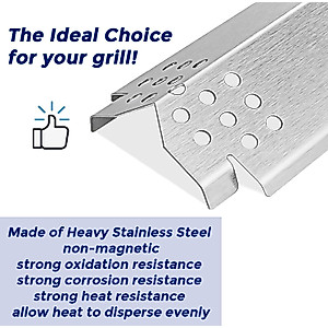 Uniflasy Grill Parts Heat Plates Shield Tent for Nexgrill 720-0830H 720-0898 720-0896B 720-0896C 720-0896E Replacement Parts for 720-0888N 720-0882S 720-0888 720-0882A 720-0896 720-0888A Gas Grills