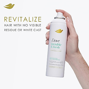 Dove Advanced Dry Shampoo Fresh Coconut Refresh Without Water Dry Shampoo Spray Absorbs Excess Oil Without Visible Residue 5 oz
