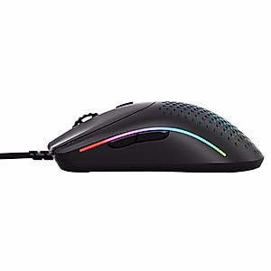 Glorious Gaming Model O 2 Wired Gaming Mouse - 59g Ultralight, FPS, 26,000 DPI, Motion Sync, 80M Click Rated Switches, 6 Programmable Buttons, Ambidextrous, RGB, PTFE Feet - Black