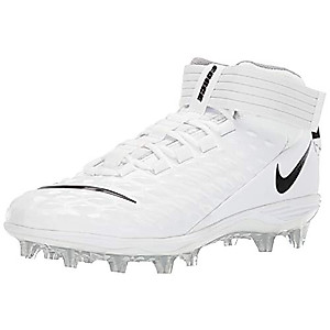Nike New Force Savage Pro 2 Football Cleats White/Black/Wolf Grey Size 13 M