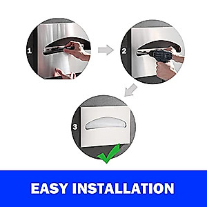 Toilet Seat Cover Dispenser Wall Mounted SUS 304 Stainless Steel Brushed