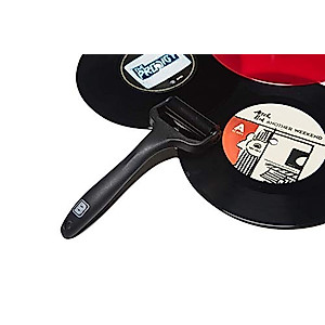 Big Fudge Record Pal, Vinyl Roller Cleaner. Black Vinyl Record Cleaner in Gift Pack. Silicone Lint Roller for LP Records, Anti-Static Record Duster.