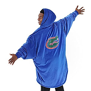 THE COMFY Original Quarter-Zip | University of Florida Logo & Insignia | Oversized Microfiber & Sherpa Wearable Blanket with Zipper, Seen On Shark Tank, One Size Fits All
