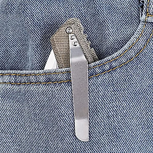 Kizer Mini Paragon 3.43 Inches Pocket Knife 154CM Steel EDC Knife, Green Micarta Handle Folding Knife V4600C1