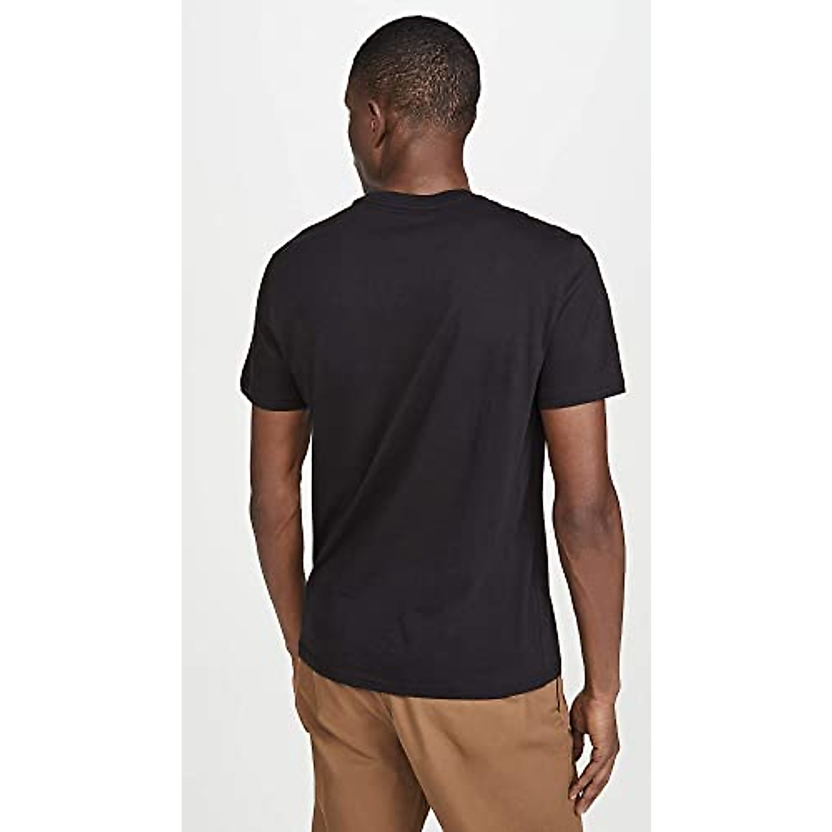 Calvin Klein Men's Short Sleeve Monogram Logo T-Shirt, Black Unbox, X-Large
