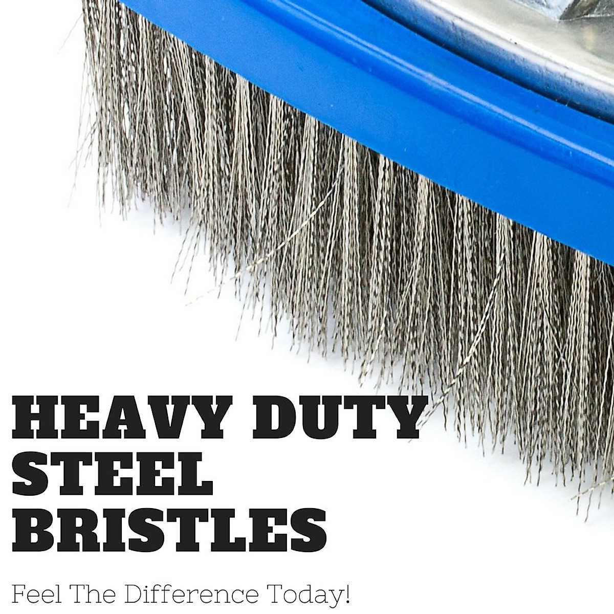 Aquatix Pro Heavy Duty Pool Brush, Durable 5" Swimming Pool Cleaner Brush Best for Tackling Stubborn Stains, Aluminium Handle & Stainless Steel Bristles, Suitable for Concrete & Gunite Pools.