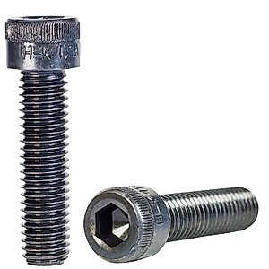 HOLO-KROME 73116 3/8"-24 x 2-1/4" ASTM A574 Hex Drive Black Oxide Finish Alloy Steel Socket Cap Screw - Made in The USA (Pack of 50)