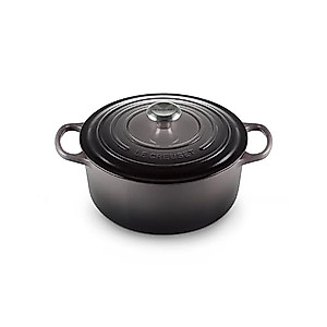 Le Creuset Enameled Cast Iron Signature Round Dutch Oven, 5.5 qt., Oyster