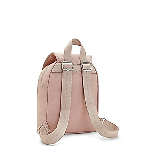 Kipling Women's Marigold Small Backpack, Adjustable, Removable Crossbody Strap, Nylon Travel Organizer, Brilliant Pink Grad, 9''L x 11.75''H x 5''D