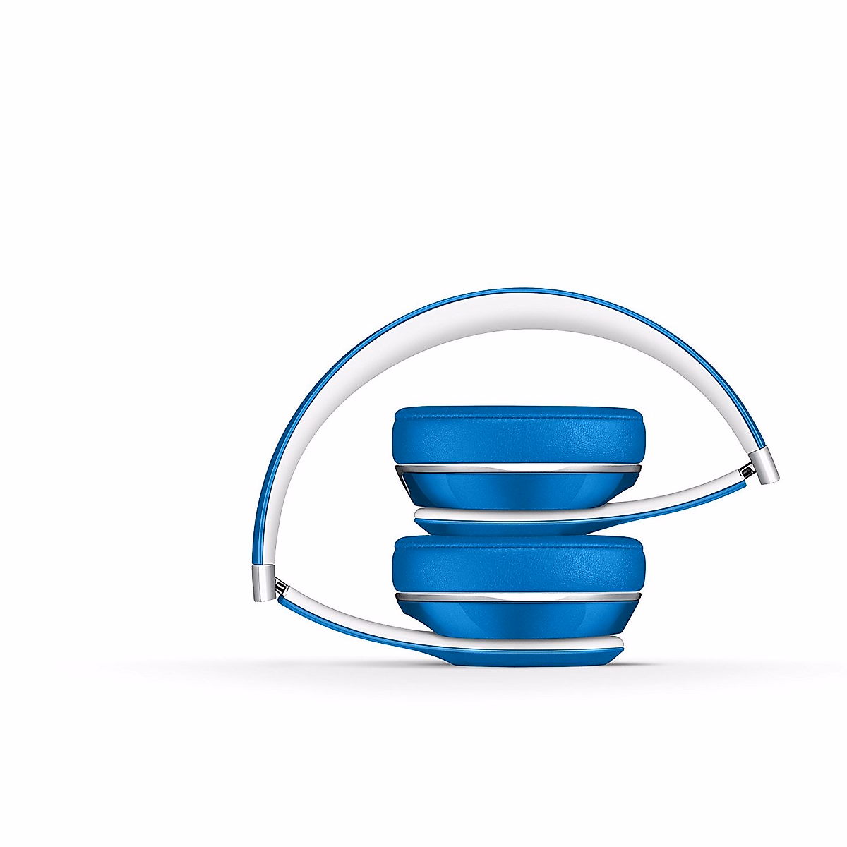 Beats Solo2 On-Ear Headphone Luxe Edition (WIRED, Not Wireless) (Renewed) - Blue