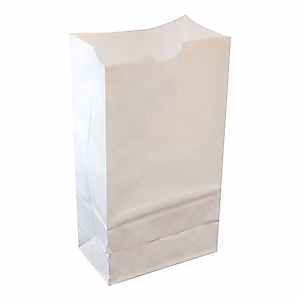 LumaBase Paper Luminaria Bags, White - Set of 100