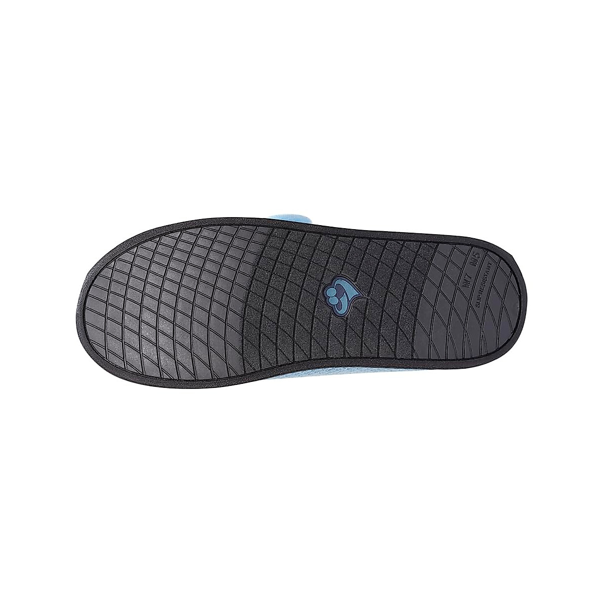 Silverts Open Toe Shoes for Women - Extra Wide Sandals for Diabetes Lymphedema Edema Arthritis Swollen Feet - Non Slip Adaptive Slippers - Walking Footwear for Elderly Seniors - Powder Blue/Black 8