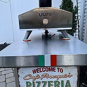 Ooni Uuni Pizza Oven Table Mounts 3 Pack (3D printed Ooni Shoes) DOES NOT FIT KARU 16 (Black)