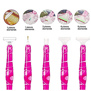 60 Slots Diamond Painting Storage Containers,Upgraded Diamond Art Accessories and Tools,Portable Diamond Painting Accessories Kits Organizer Case for Diamond Art Craft - Graffiti Pattern