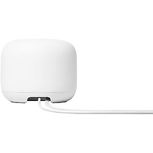 Google Nest Wifi Router 2 Pack (2nd Generation) 4x4 AC2200 Mesh Wi-Fi Routers with 4400 Sq Ft Coverage (Renewed)