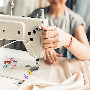 Bofoho 100pcs Sewing Clips Multipurpose Quilt Clips for Fabric Multi-Colored Plastic Sewing Quilting Supplies Craft Clips for Small-Scale Projects and Crafting Tools Accessories