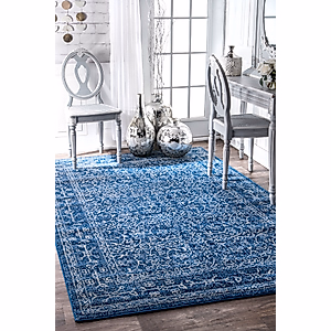 nuLOOM Vintage Waddell Area Rug, 5x7, Dark Blue