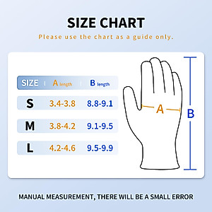 Bogalelon Work Gloves,6pairs, With Nitrile Coated Palms for Excellent Grip and Protection,Suitable for Both Men and Women and Ideal for General Work.Black,Medium., Black(6pairs)