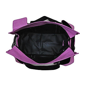 NGIL All Purpose Organizer Medium Utility Tote Bag 2018 Spring Collection (Crosshatch Fuchsia)