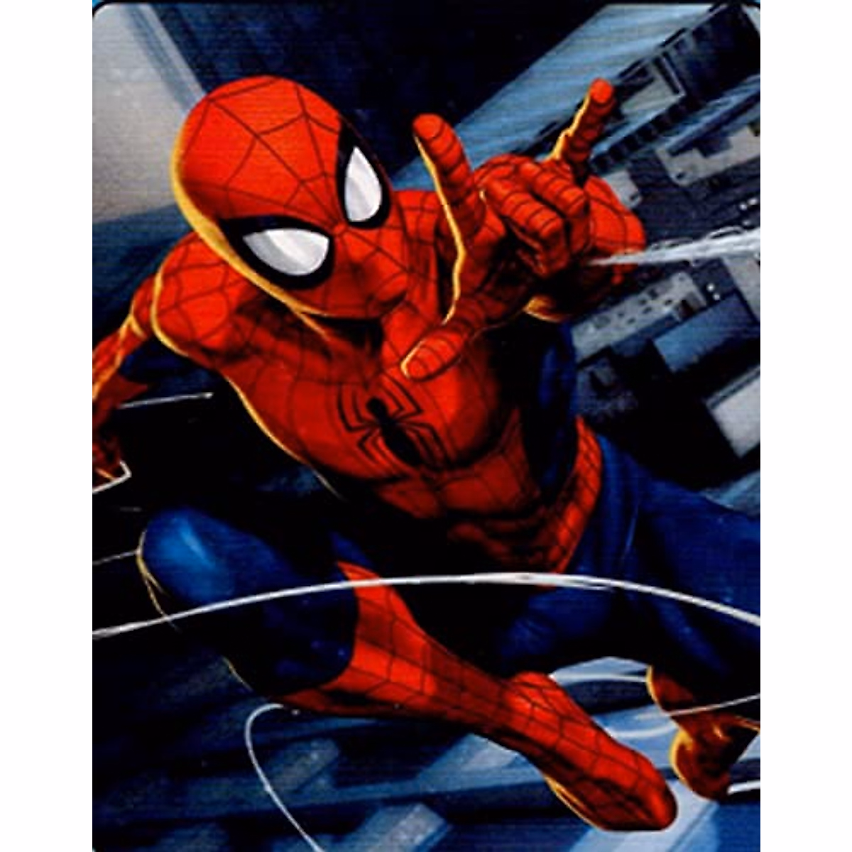 Spiderman Silk Throw Blanket Go Spidey 40" x 50"
