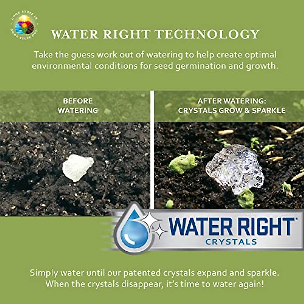 Zinnia Mix from Earth Science (2 lb), 3-in-1 Mix with Premium Wildflower Seed, Plant Food and Soil Conditioners, Non-GMO