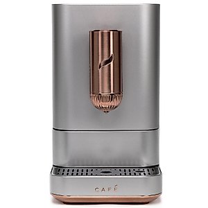 Café Affetto Automatic Espresso Machine | Brew in 90 Seconds | 20 Bar Pump Pressure for Balanced Extraction | Five Adjustable Grind Size Levels | WiFi Connected for Drink Customization | Steel Silver
