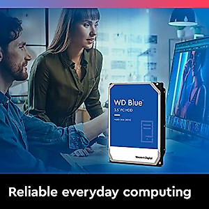 Western Digital 2TB WD Blue PC Internal Hard Drive - 7200 RPM Class, SATA 6 Gb/s, 256 MB Cache, 3.5" - WD20EZBX