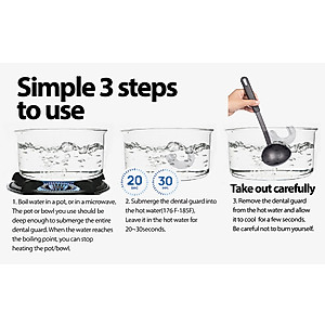 Coordi Life Hush Strips Night Guards for Clenching, Grinding- Custom Moldable Mouthguard for Better Sleep Sports Mouthpiece, Straightening, Whitening Trays