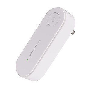 Mini Portable Negative Ion Generator, Plug-in fresheners, for Use in Rooms Odors, Smoke and Pet Room, Bedroom, Living Room, Hotel, Toilets (White)