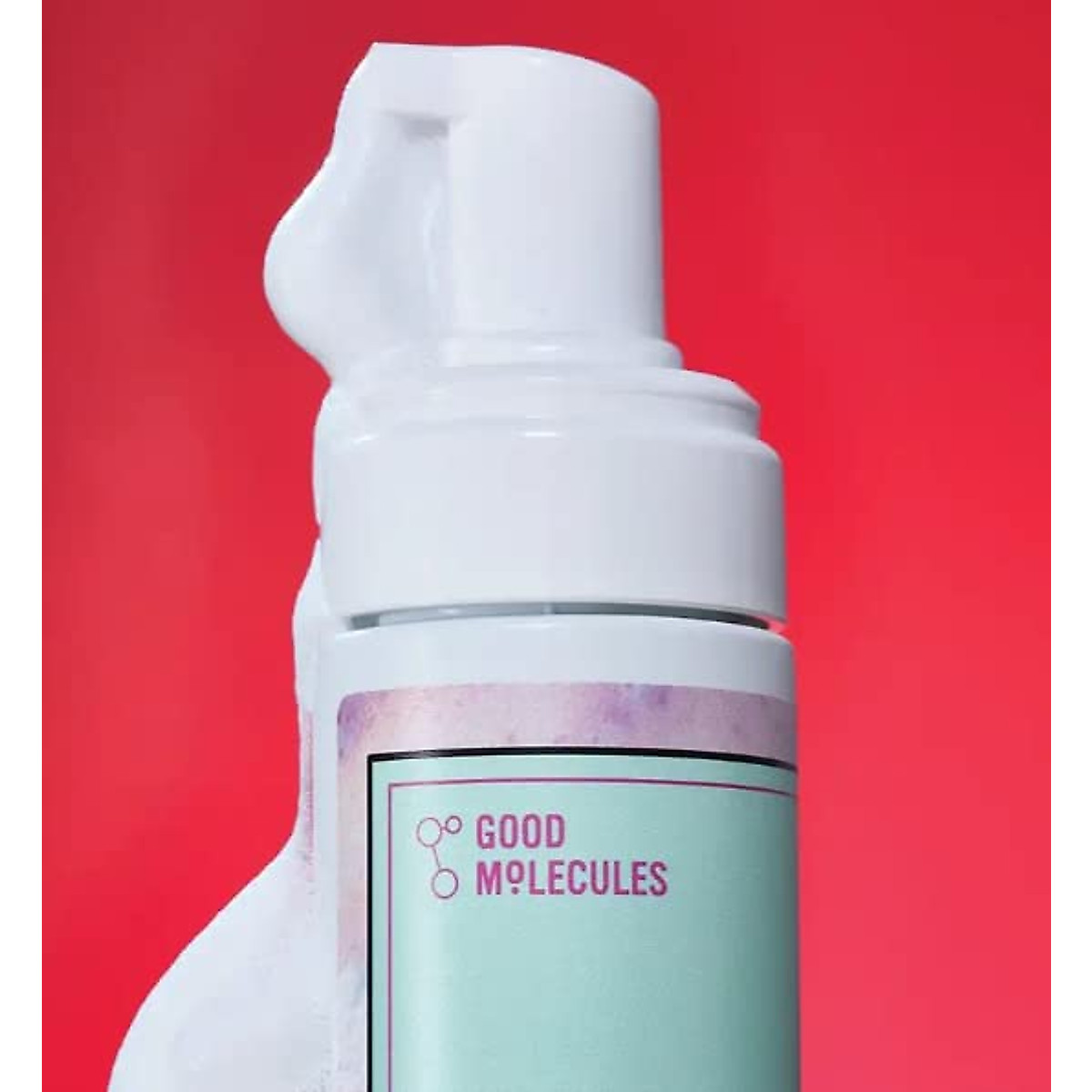wfi Good Molecules Salicylic Acid Acne Foaming Cleanser 5 Oz. Exfoliates and Removes Surface Oil, Impurities, and Buildup.