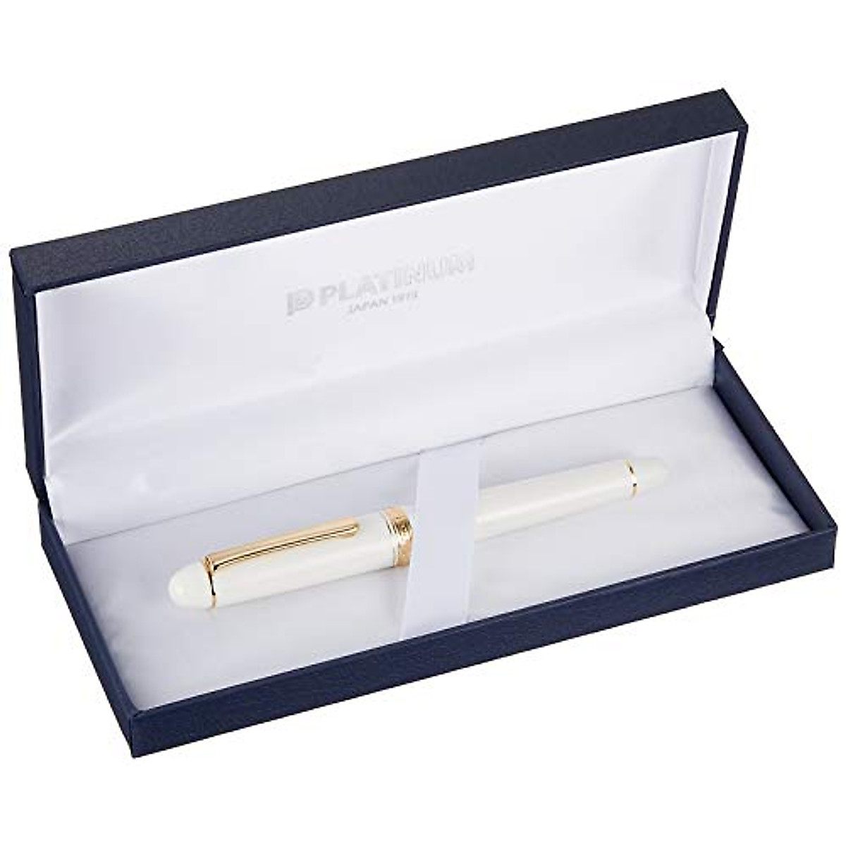 Platinum Fountain Pen #3776 Century (Extra Fine, Chenonceau White)