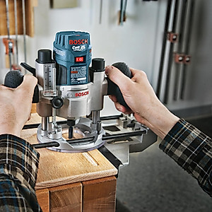 BOSCH RBS015MBS 15-Piece (Universally Compatible Accessory) Carbide-Tipped Wood Router Bit Assorted Set