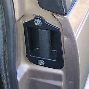 ECOTRIC Upgrade Extended Cab Door Handle Compatible with 1994-2004 Chevy S10/ GMC Sonoma S15 / Isuzu Hombre Pickup Rear 3rd Third Side Door- Replace for Part Number 19211052