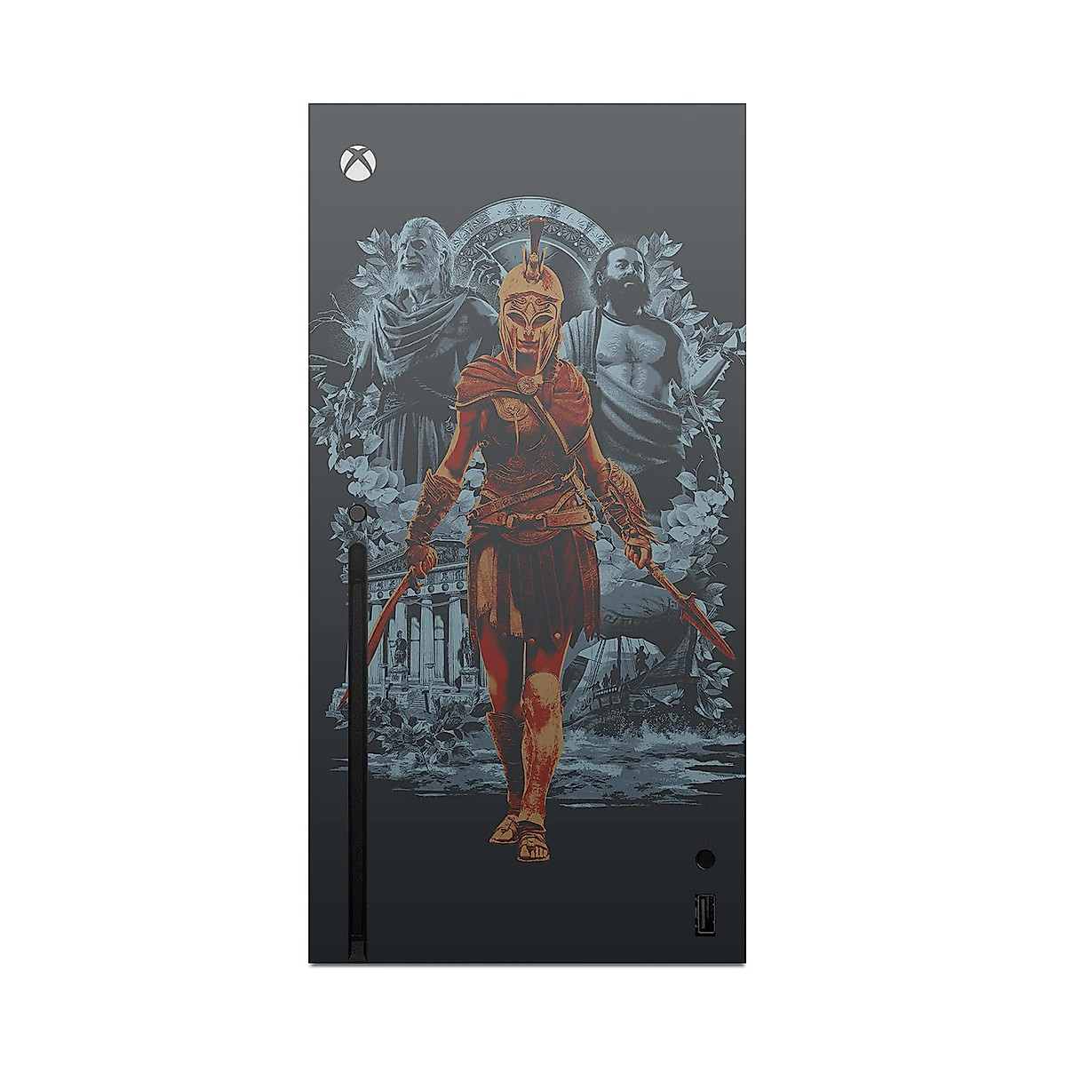 Head Case Designs Officially Licensed Assassin's Creed Kassandra Vine Odyssey Artwork Vinyl Sticker Gaming Skin Decal Cover Compatible With Xbox Series X Console