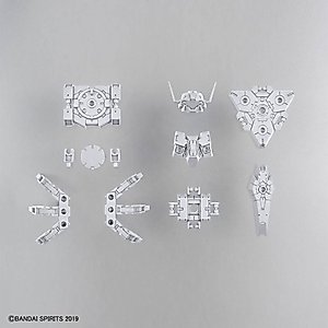 Bandai Hobby 30MM Optional Armor for Conductor Machines [Raviot/White] 1/144 Scale Color-Coded Plastic Model