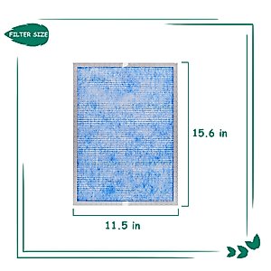 Asheviller MSA3/MSA3S Filter Replacement, Compatible with Membrane Solutions MSA3 and MSA3S Smart Air Purifier, 【Upgraded】3-in-1 H13 True HEPA Filter, 4 Pack