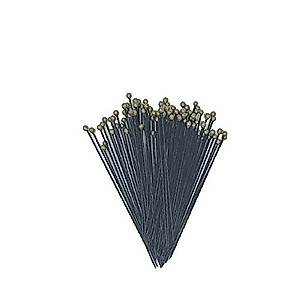 Premium Black Enameled Steel Insect Pins, Size 2, Pack of 100