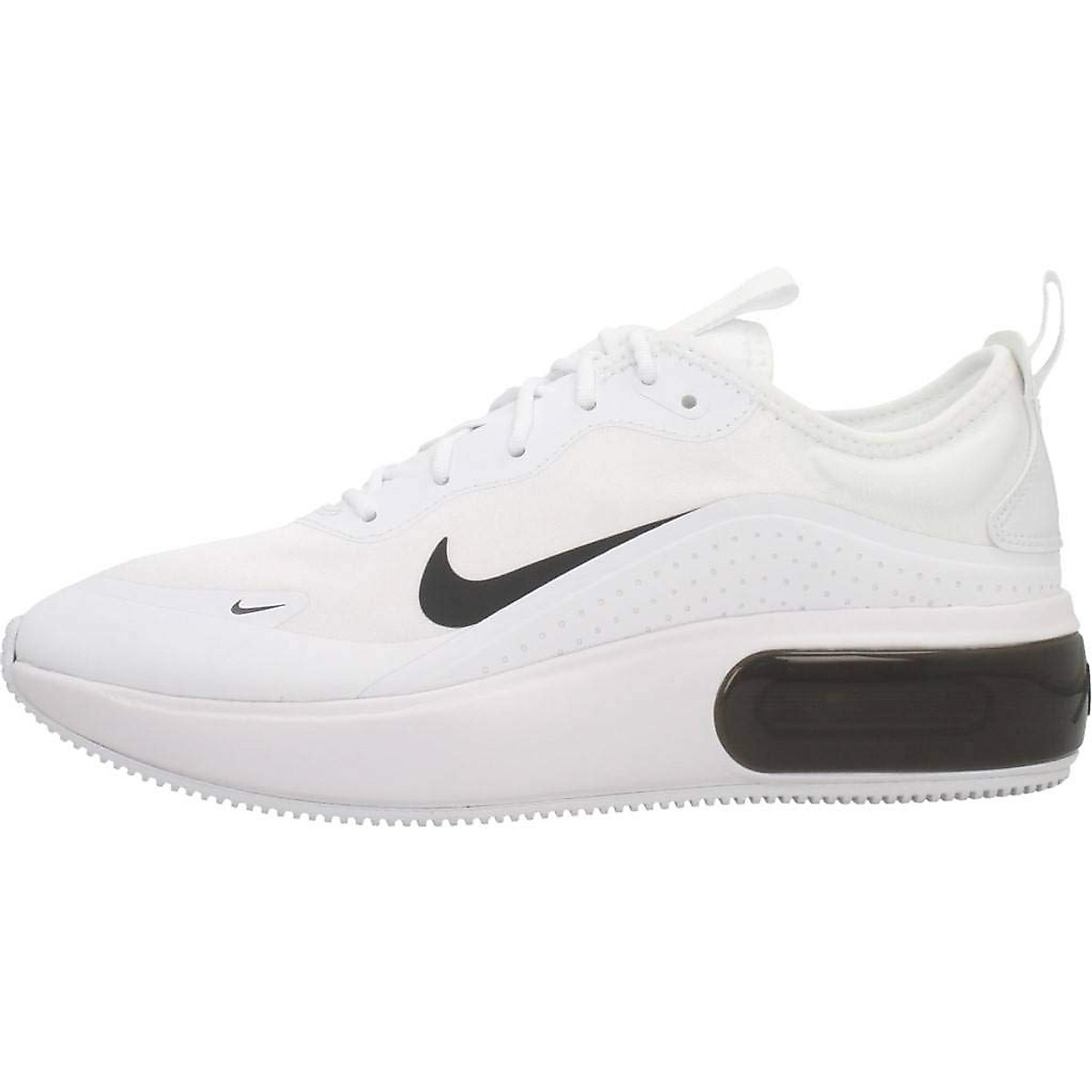 NIKE Women's Running Shoe, White Black, 7.5 US