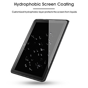 OMOTON Screen Protector for New Amazon Kindle Fire HD 8/8 Plus/Kids/Kids Pro Tablet(2024/2022/2020, 12th/10th Generation, 8 inch), Tempered Glass/9H Hardness/Case Friendly, 2 Pack