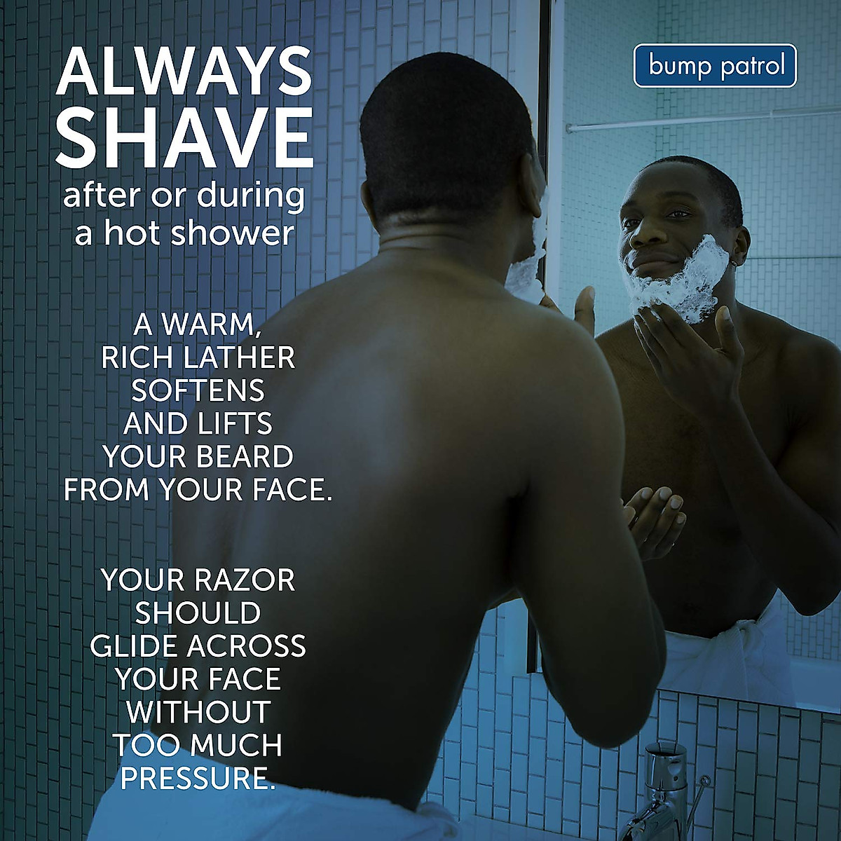 Bump Patrol Cool Shave Gel 4 Ounce Tube (Sensitive) (118ml)