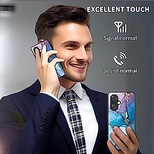 JYCUHTCL for OnePlus Nord N30 5G Case 6.72" Marble Design Shockproof Slim Lightweight for OnePlus Nord N30 Phone Case TPU Cover
