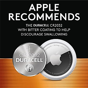 Duracell CR2032 3V Lithium Battery, Child Safety Features, 6 Count Pack, Lithium Coin Battery for Key Fob, Car Remote, Glucose Monitor, CR Lithium 3 Volt Cell