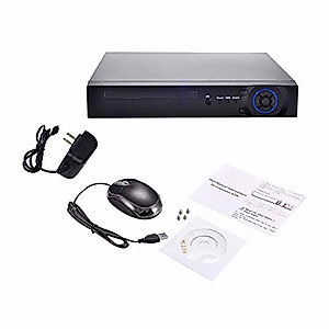Lapetus 4CH 1080N Hybrid 5-in-1 AHD DVR (1080P NVR+1080N AHD+960H Analog+TVI+CVI) Standalone DVR CCTV Surveillance Security System Video Recorder Motion Detection HDD & Cameras not Included